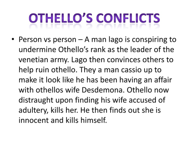 The tragedy of othello | PPTX
