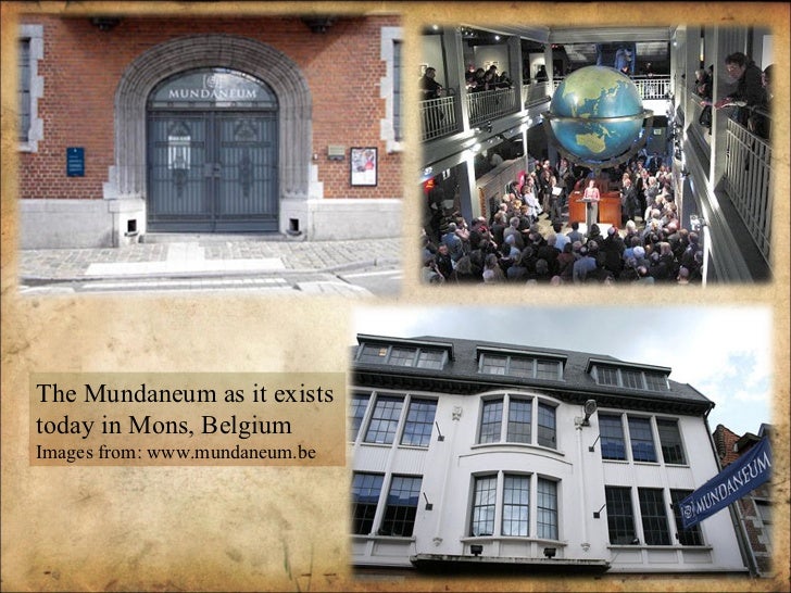 The Tragedy of the Mundaneum