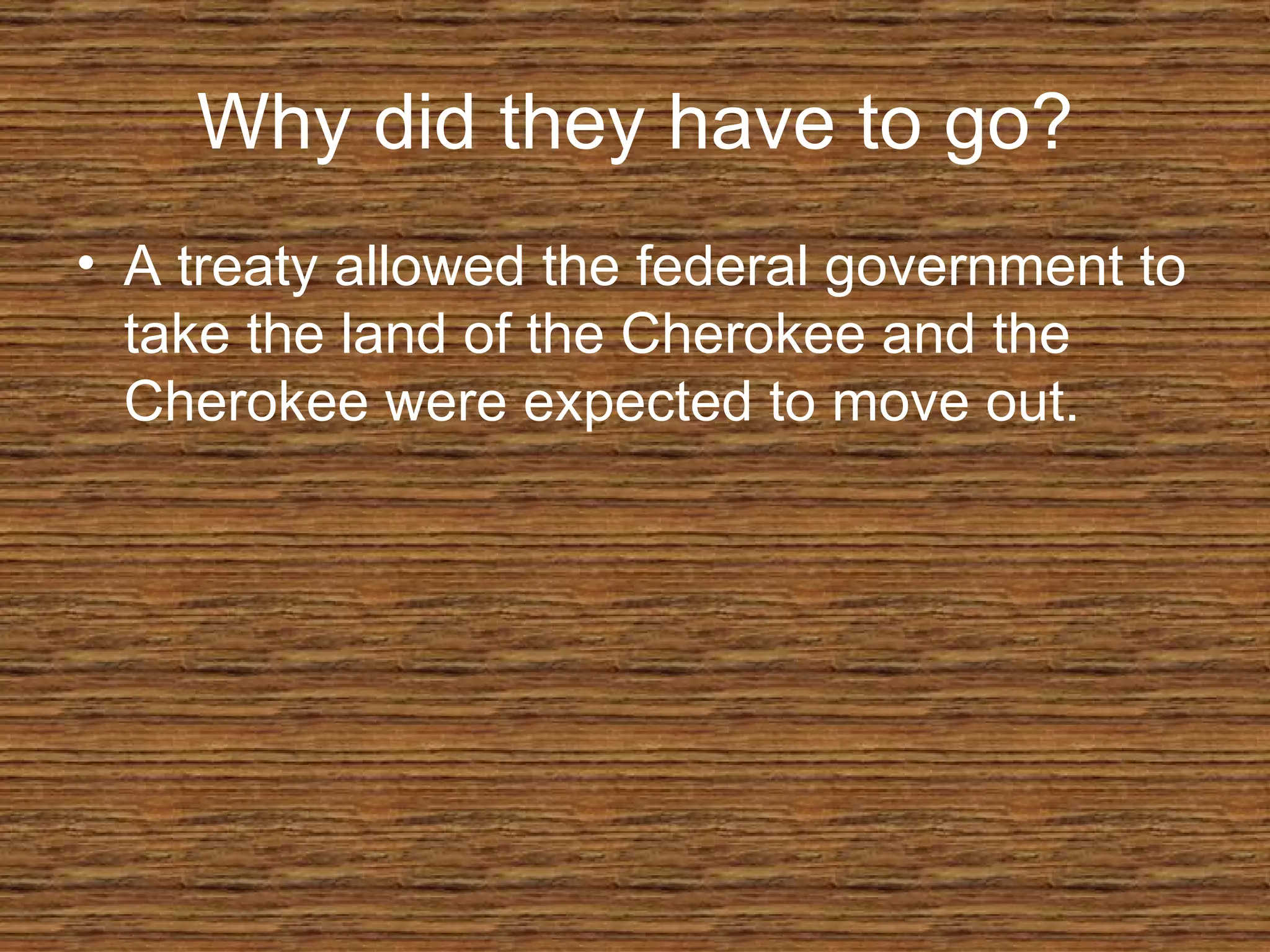 The trail of tears | PPT