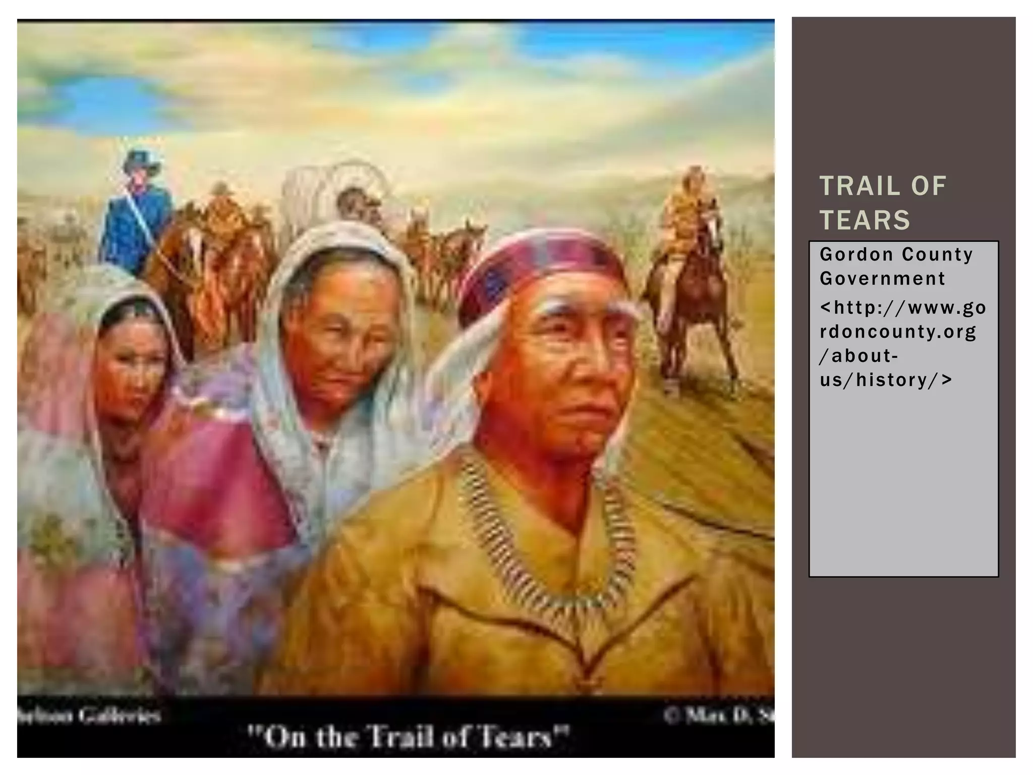 The trails of tears | PPTX