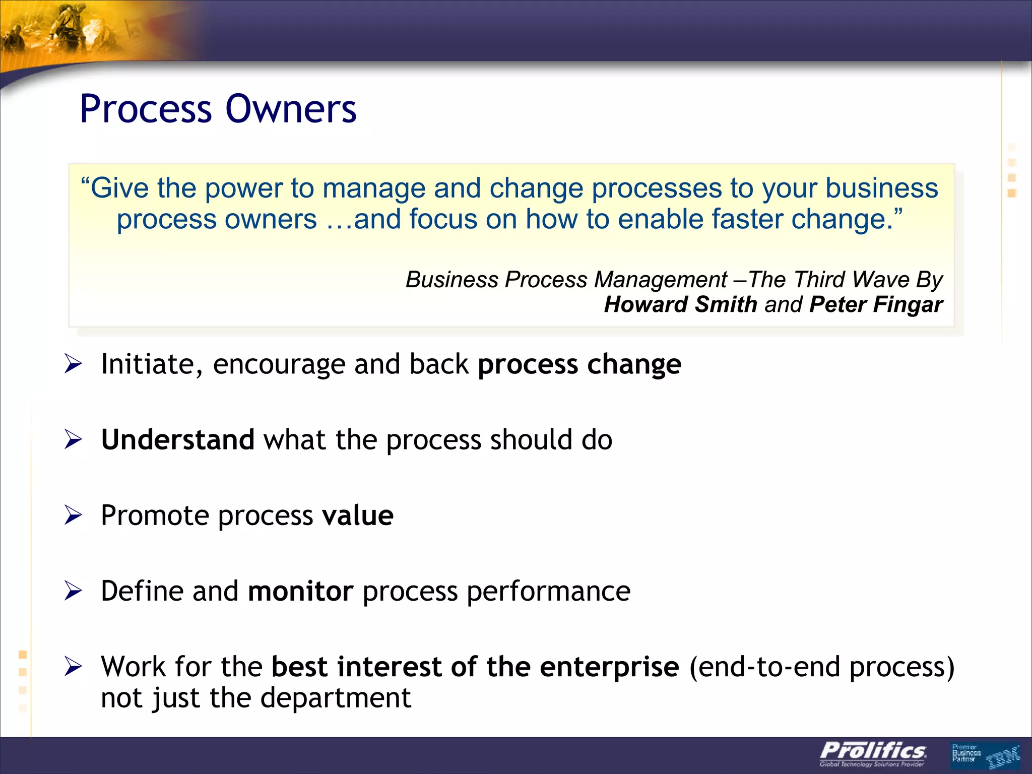 The Traits of BPM: Six Fundamentals Necessary for Successful Process ...