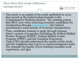 The traits of Canada’s most successful immigrants—Study.pptx