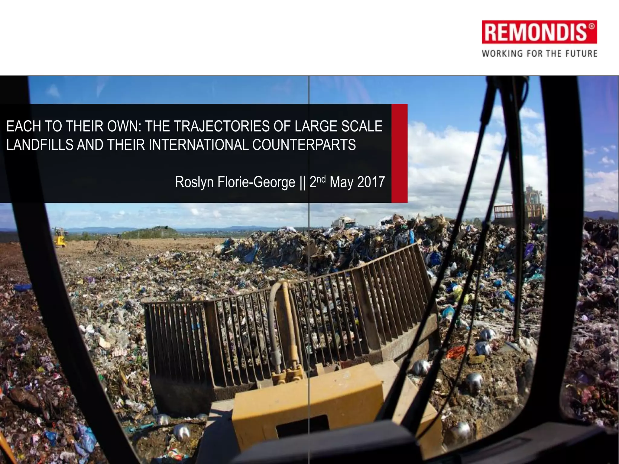 The Trajectories of Large Scale Landfills and their International ...