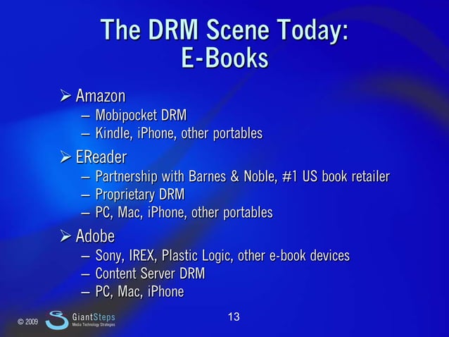 The Trajectory Of DRM Technologies | PPT