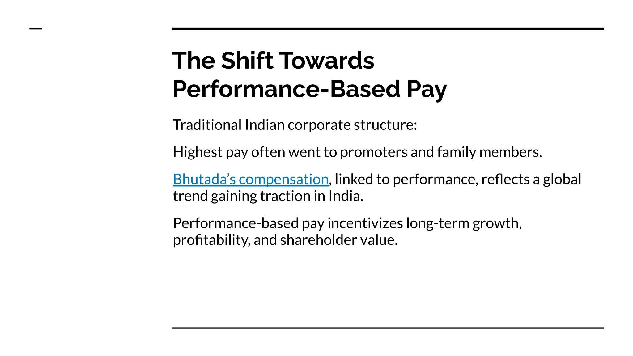 The Transformation of Executive Compensation in India | PDF