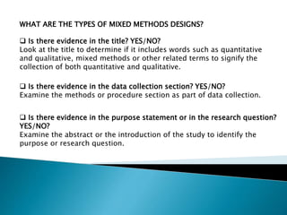 Research Methodology (The Transformative Design) | PPTX