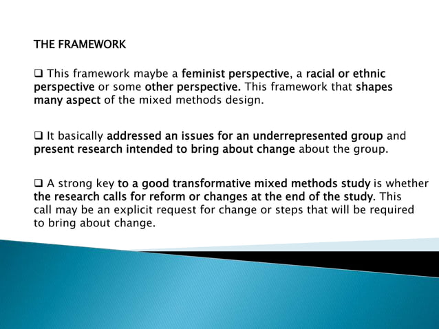 Research Methodology (The Transformative Design) | PPTX | Science