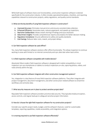 The Transformative Power of Field Inspection Software in the ...