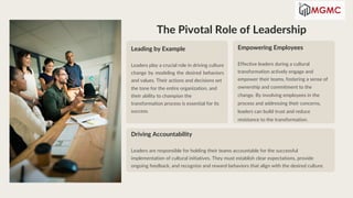 The Pivotal Role of Organizational Culture in Transformation | PPT