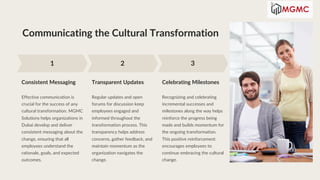 The Pivotal Role of Organizational Culture in Transformation | PDF