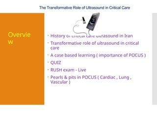 TheTransformative Role of Ultrasound in Critical Care ppt.pptx