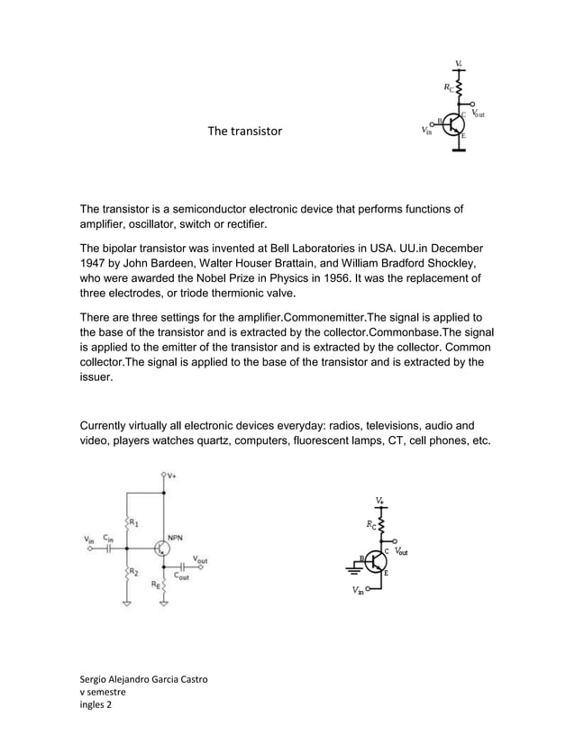 The transistor | DOCX
