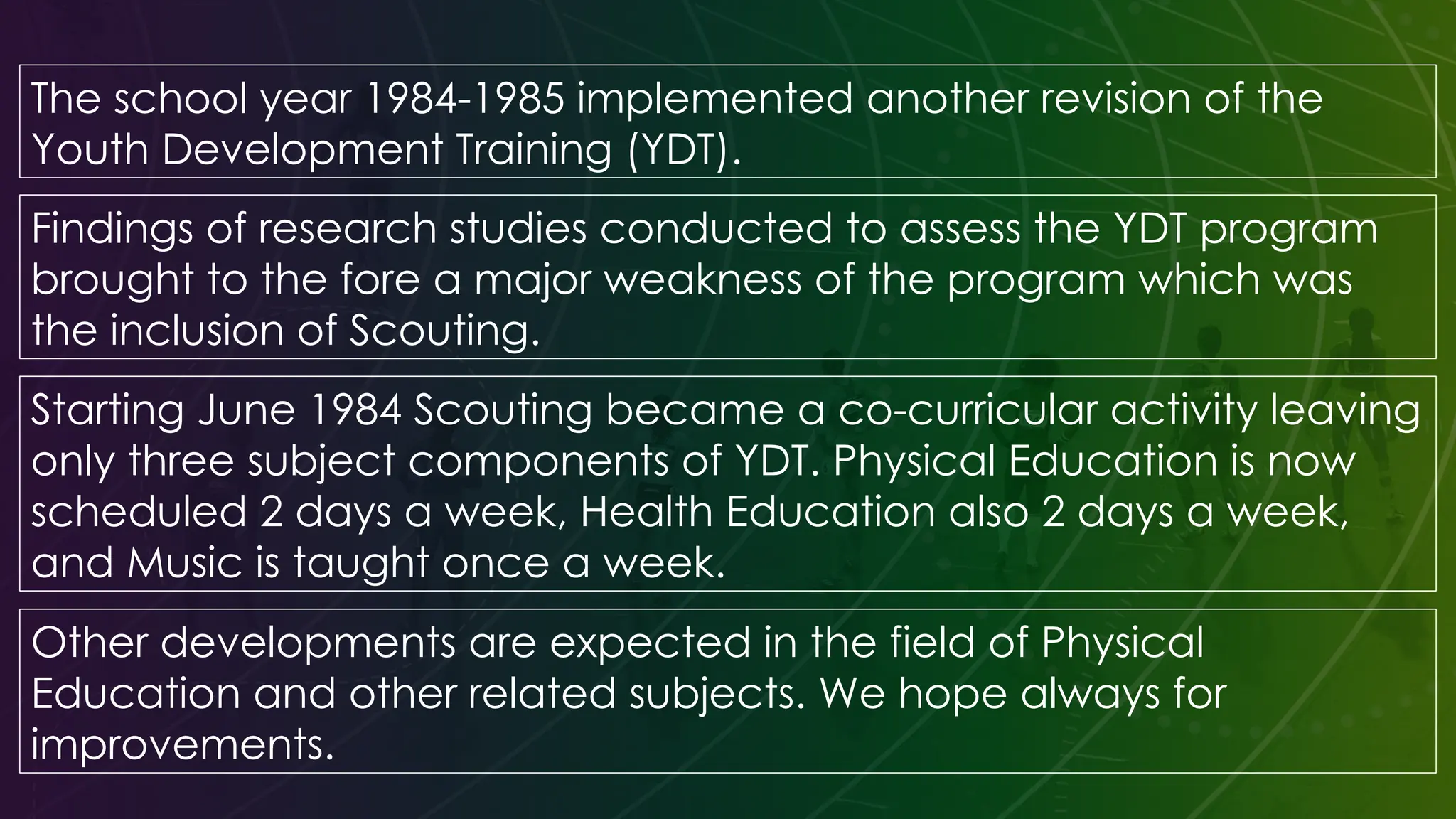 The Transition Years of Physical Education.pptx