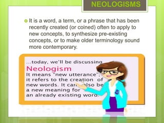 The translation of neologisms | PPT