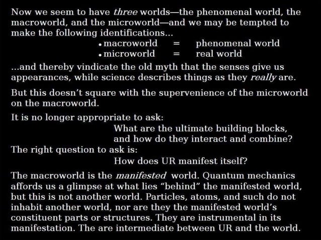 The Transparent Brain presentation [Ulrich Mohrhoff] | PPT