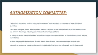 THE TRANSPLANTATION OF HUMAN ORGANS ACT, 1994 (1).pptx
