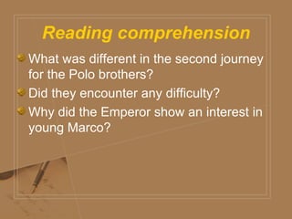 The Travels Of Marco Polo | PPT