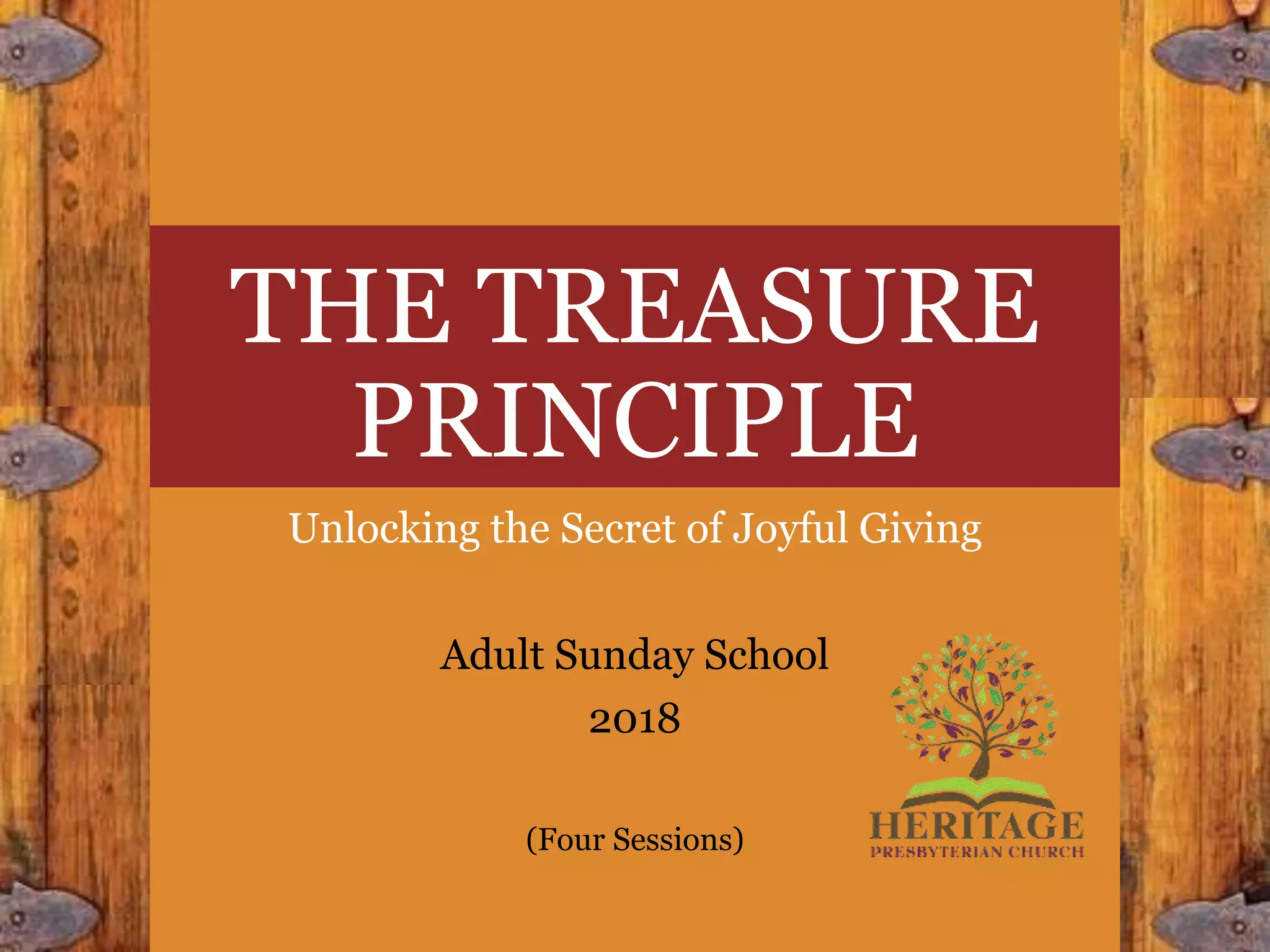 The Treasure Principle - Session 1 | PPTX