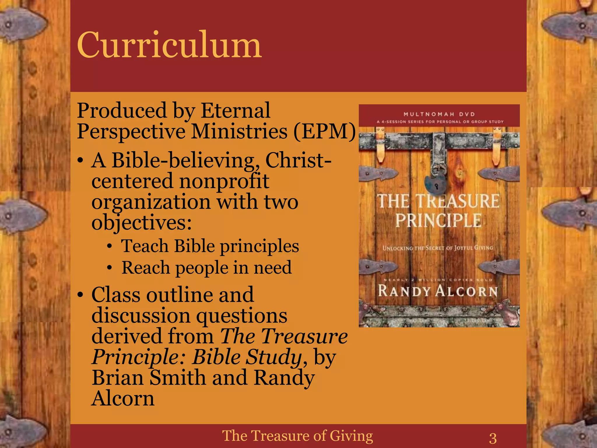 The Treasure Principle - Session 1 | PPTX