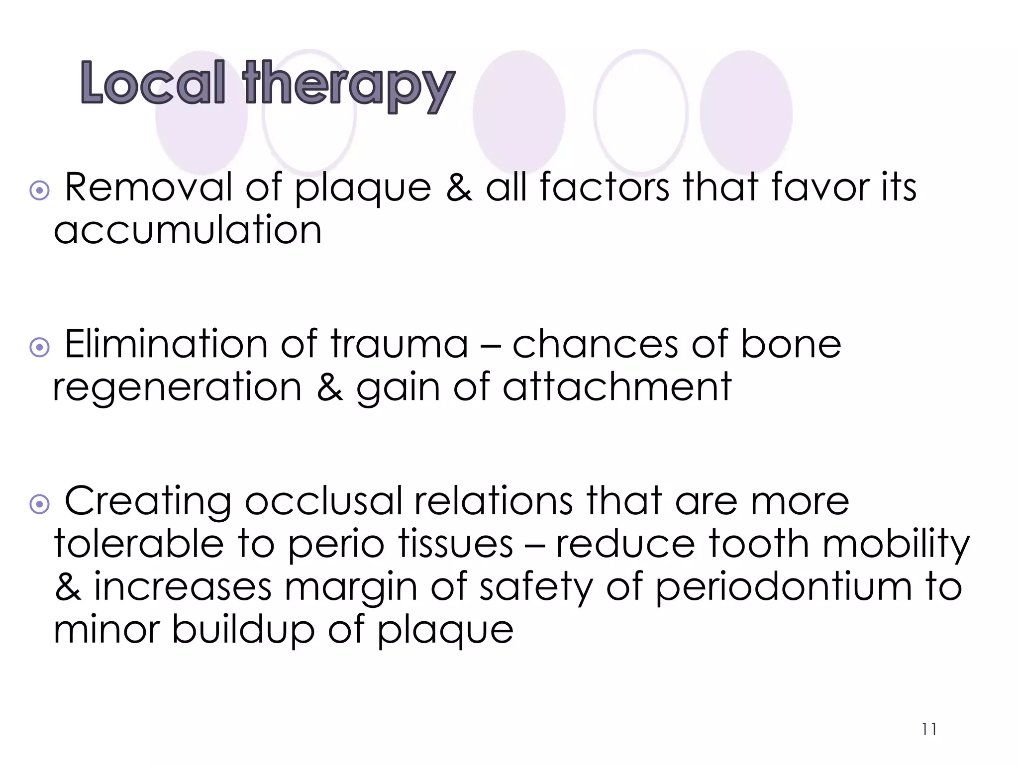 Perio - The treatment plan | PPTX