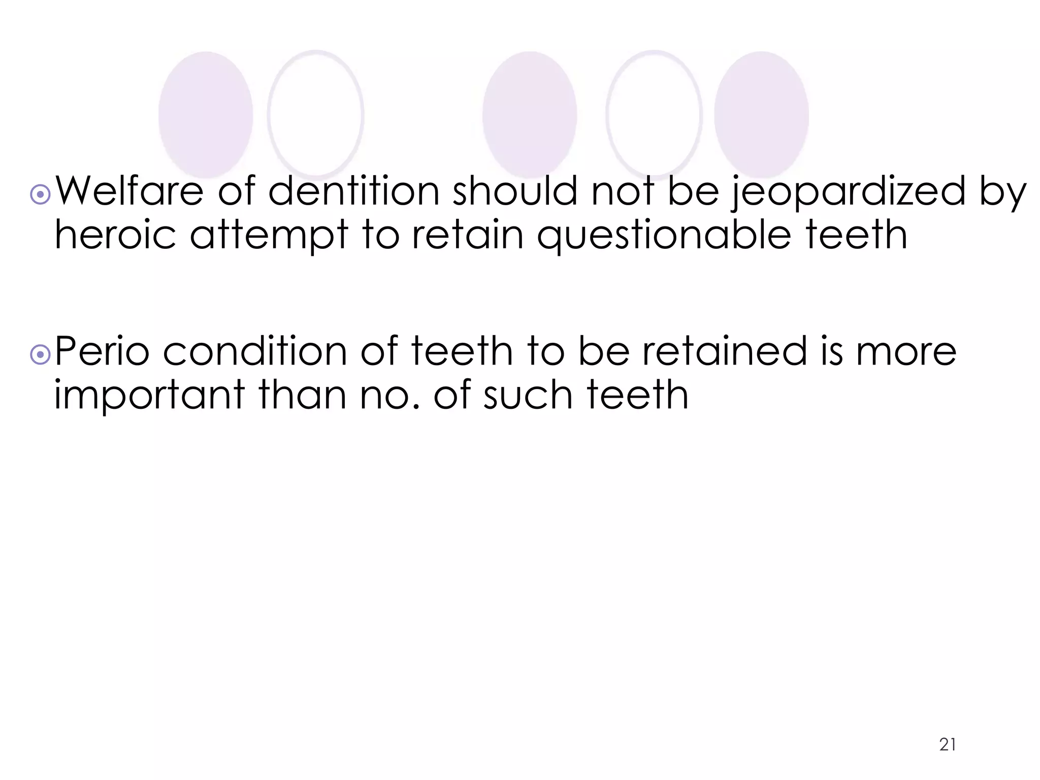 Perio - The treatment plan | PPTX