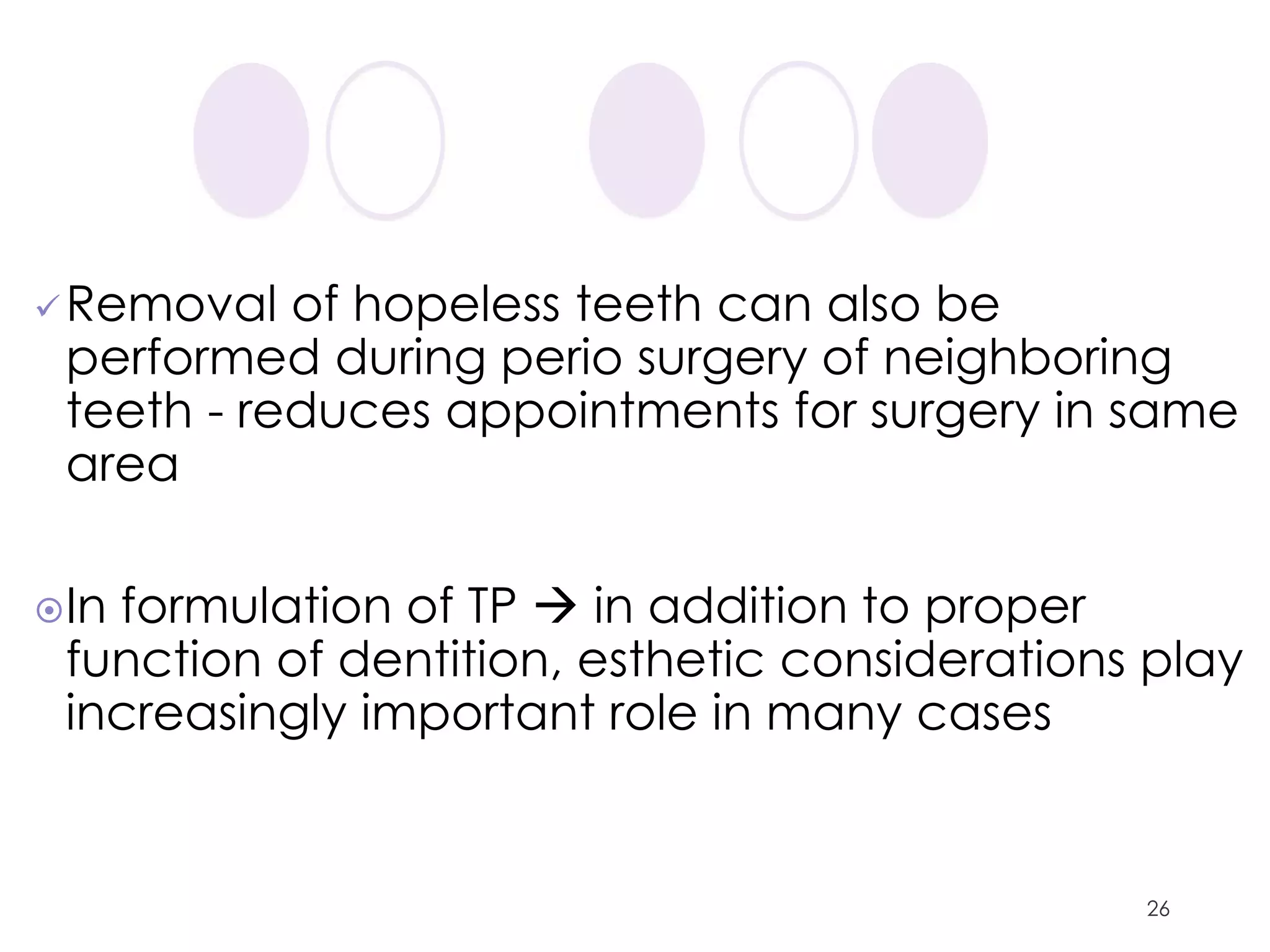 Perio - The treatment plan | PPTX