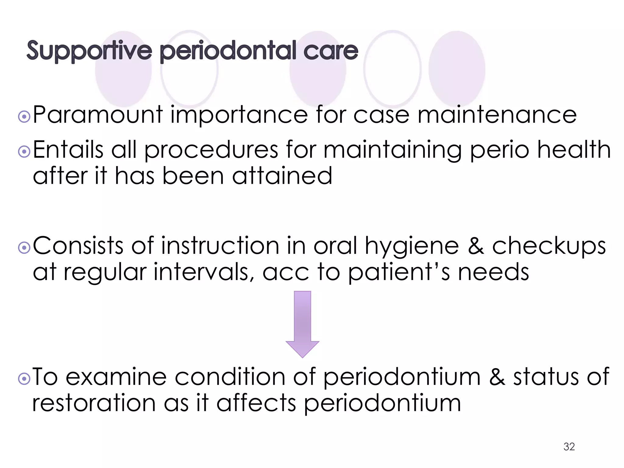 Perio - The treatment plan | PPTX