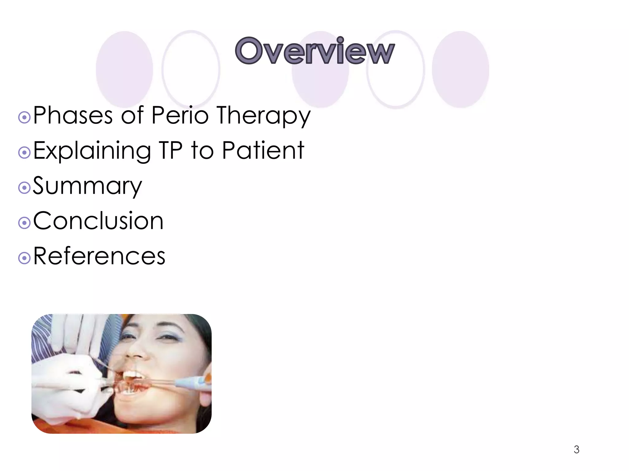 Perio - The treatment plan | PPTX