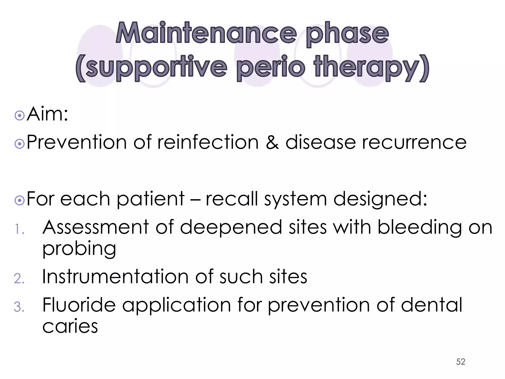 Perio - The treatment plan | PPTX