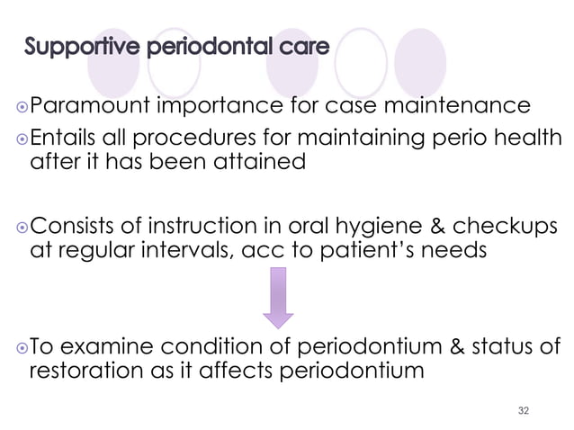 Perio - The treatment plan | PPTX