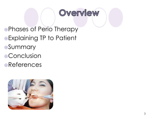 Perio - The treatment plan | PPTX