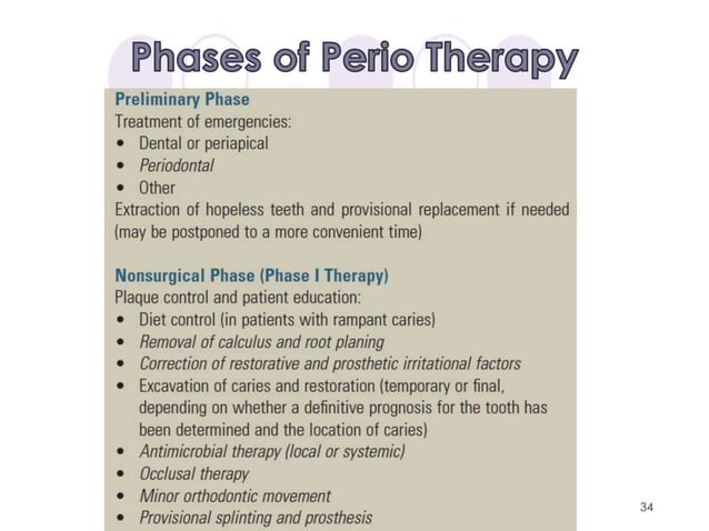 Perio - The treatment plan | PPTX