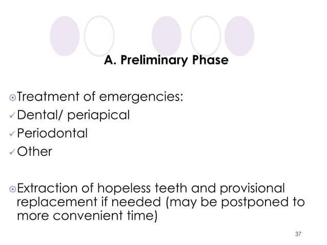 Perio - The treatment plan | PPTX