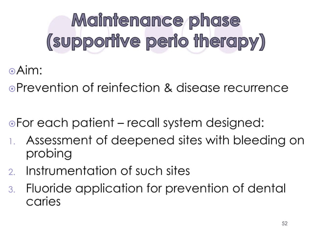 Perio - The treatment plan | PPTX