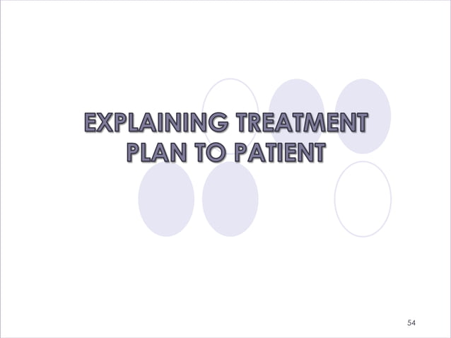 Perio - The treatment plan | PPTX