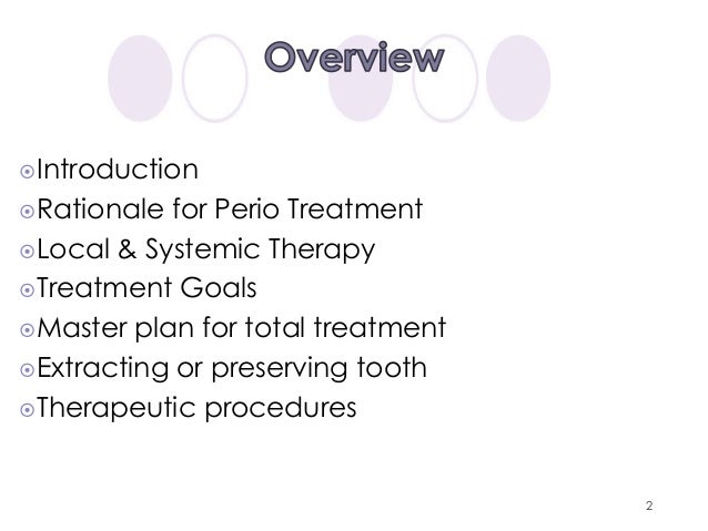 Perio - The treatment plan