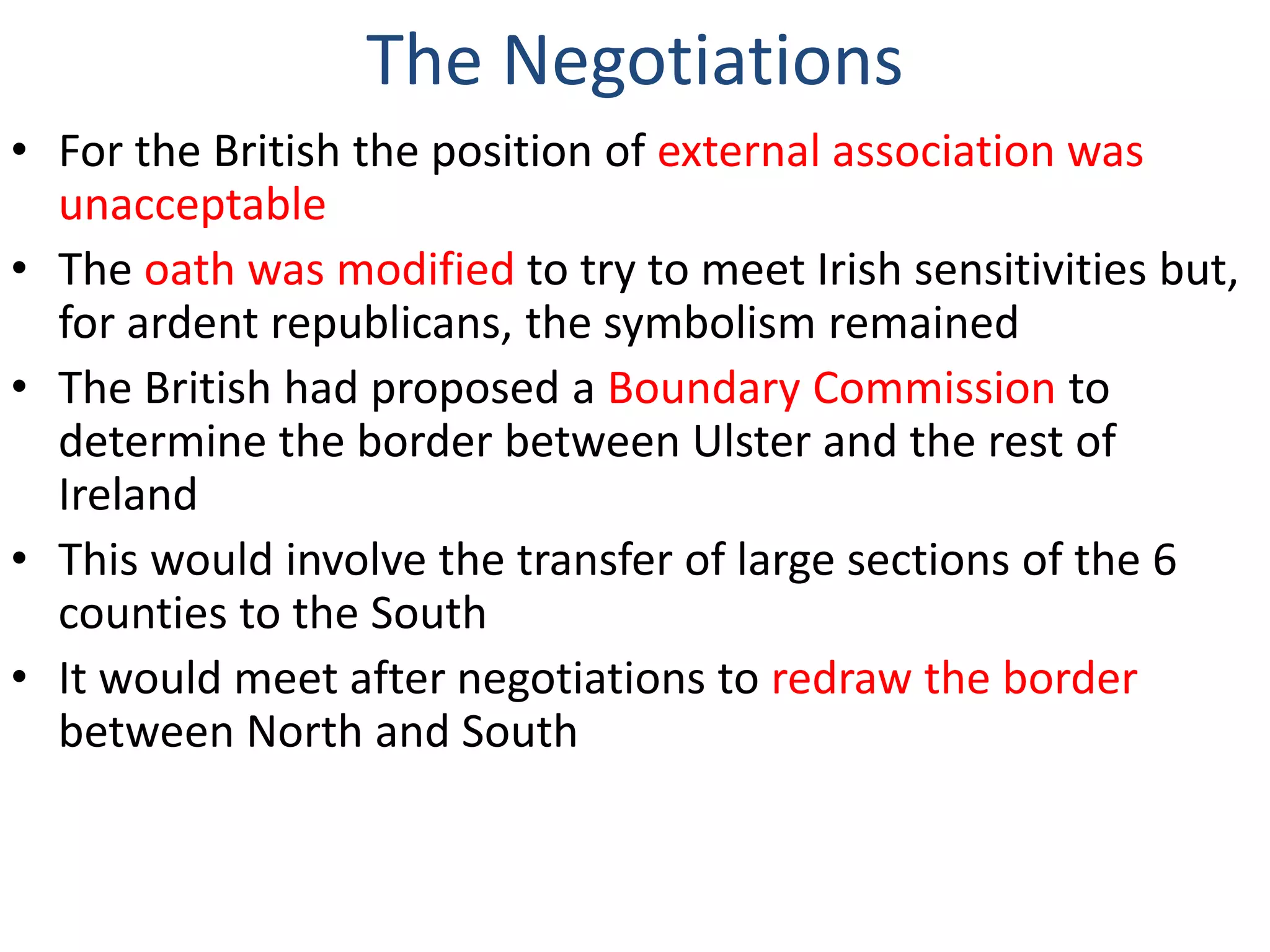 The Anglo-Irish Treaty | PPTX