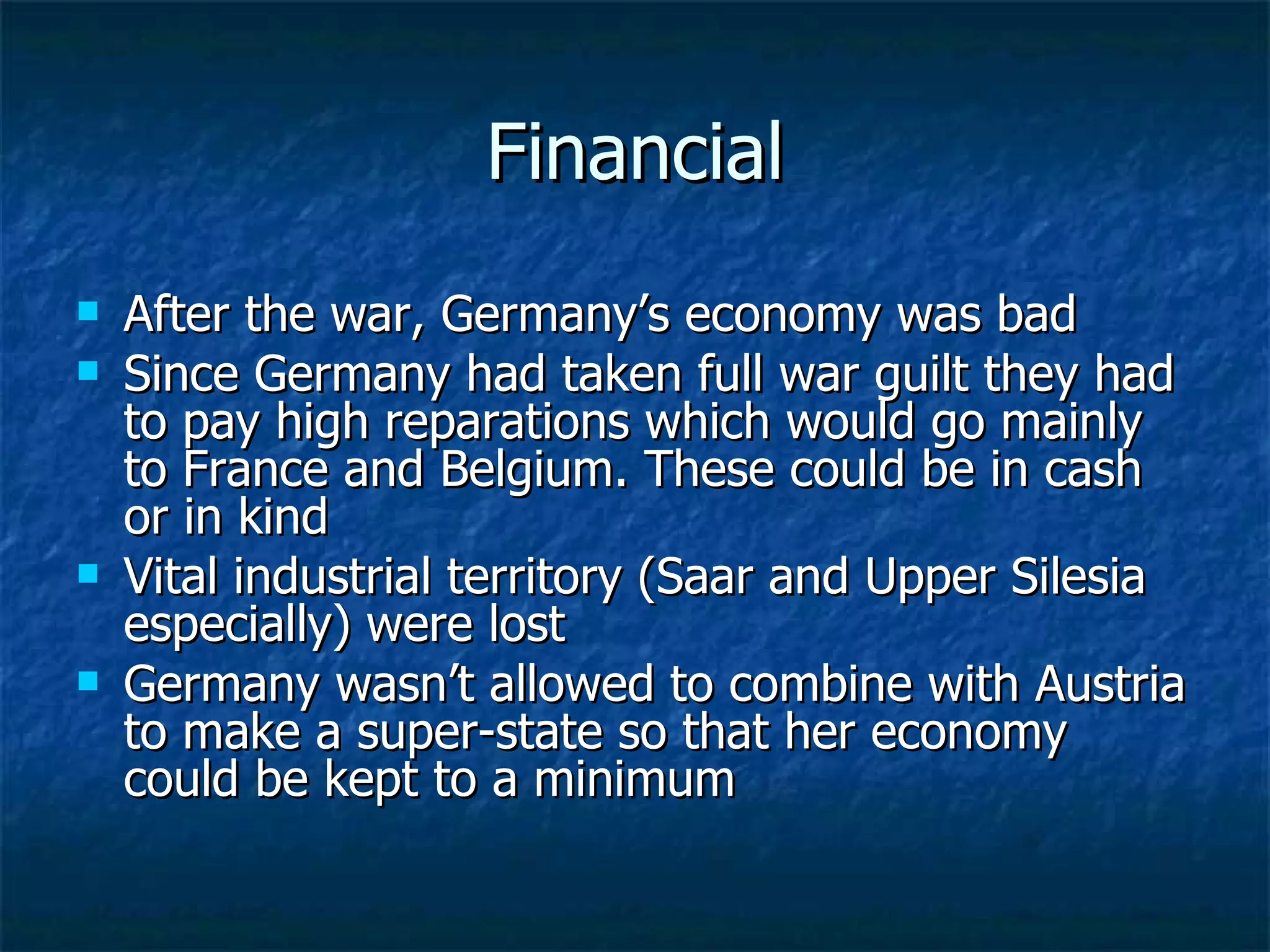 The Treaty Of Versailles | PPT