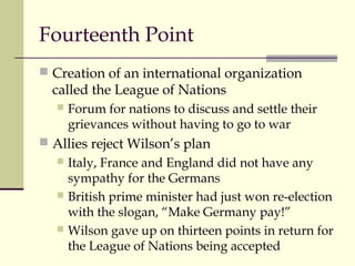 World History - The Treaty of Versailles | PPT