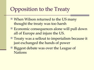 World History - The Treaty of Versailles | PPT