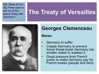 The Treaty of Versailles | PPTX