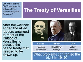 The Treaty of Versailles | PPTX