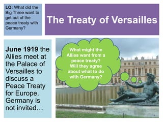 The Treaty of Versailles | PPTX