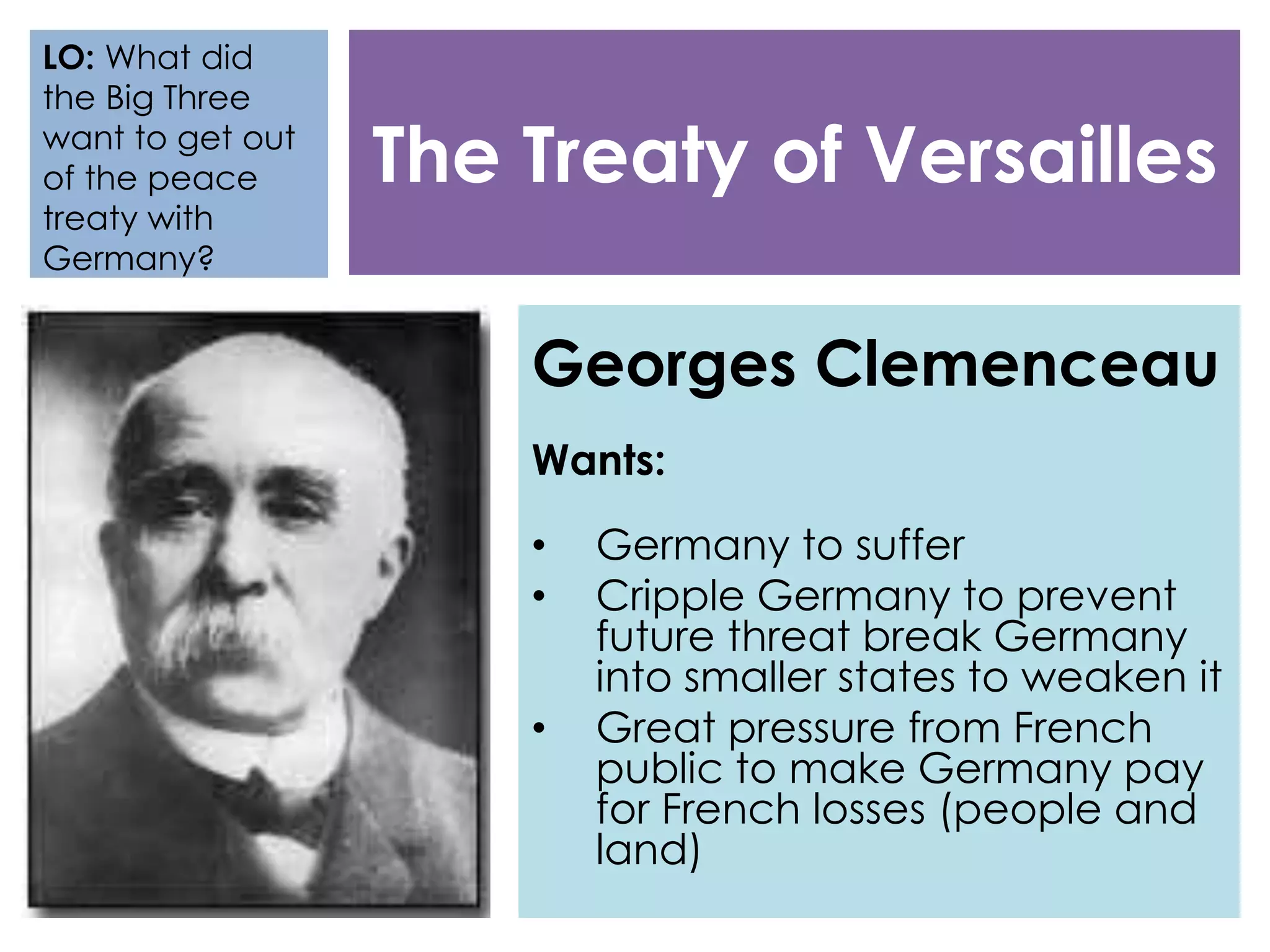 The Treaty of Versailles | PPTX