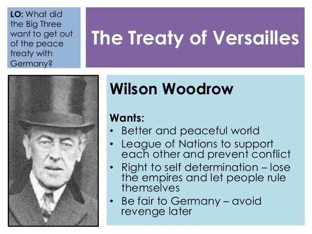 The Treaty of Versailles