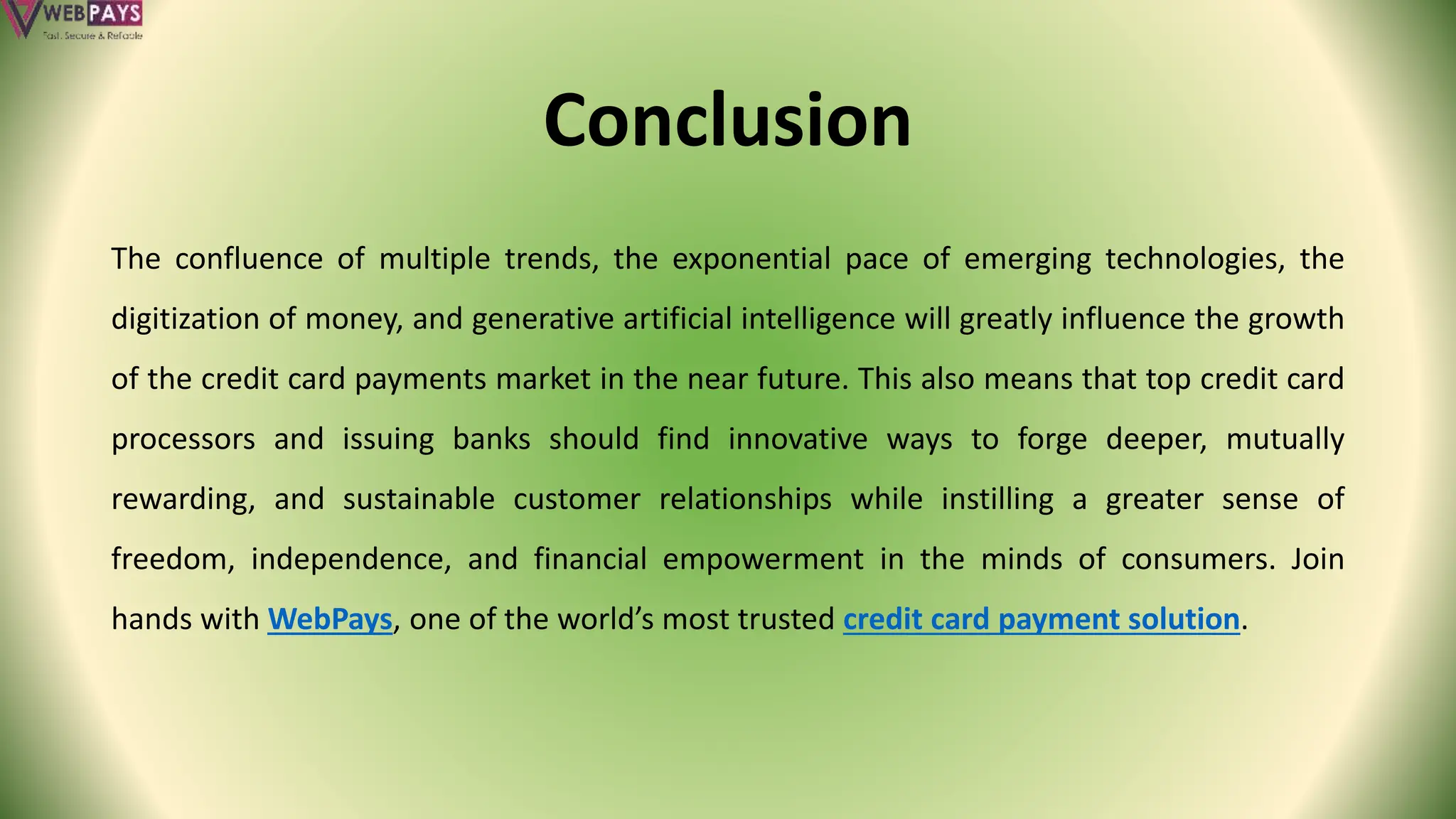 The Trend and Facts of Credit Card Payment | PPTX