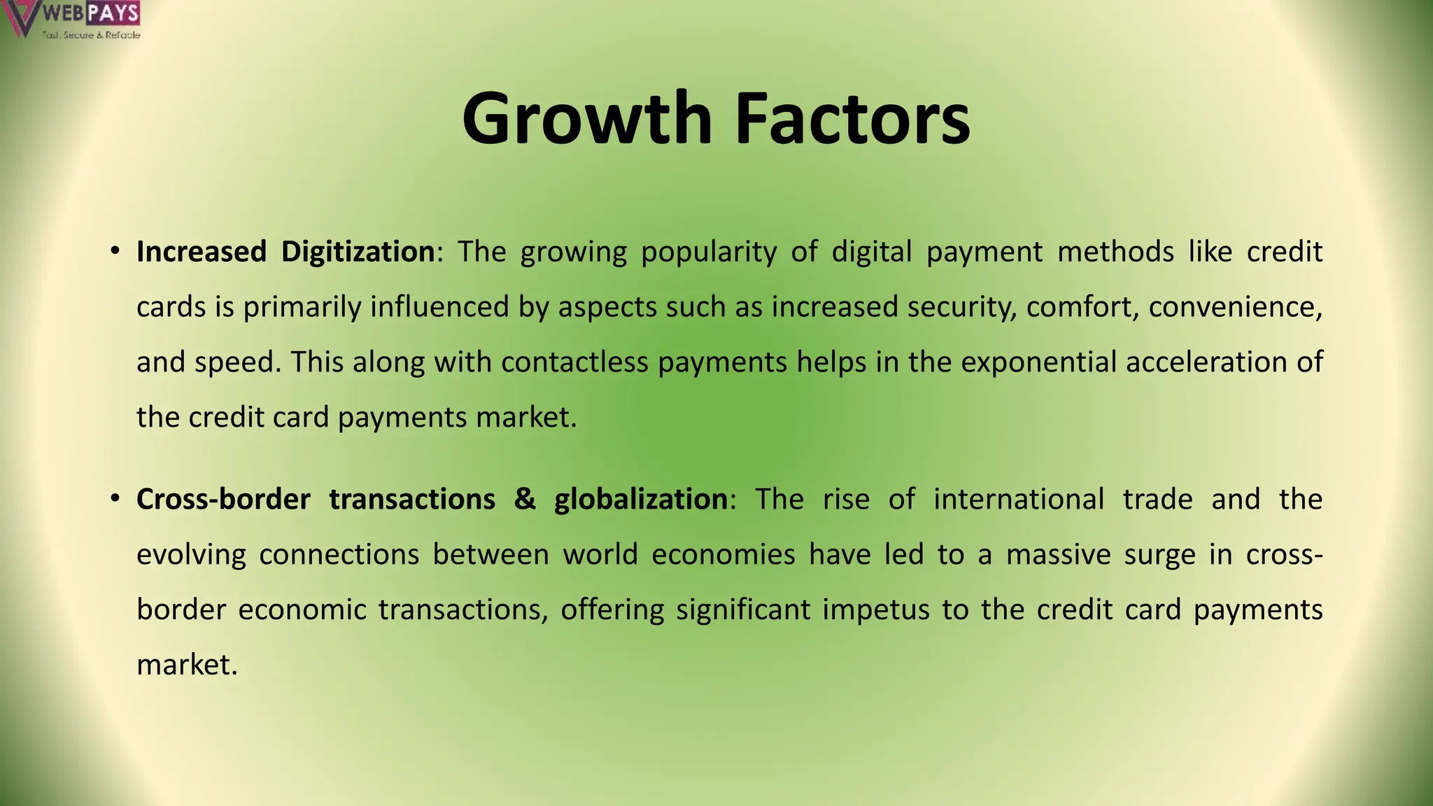 The Trend and Facts of Credit Card Payment | PPTX