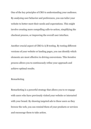 The Triad of Conversion Rate Optimization, Remarketing, and Email ...