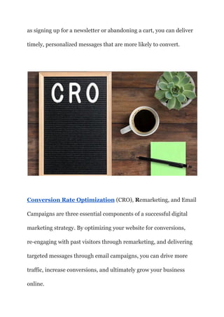 The Triad of Conversion Rate Optimization, Remarketing, and Email ...