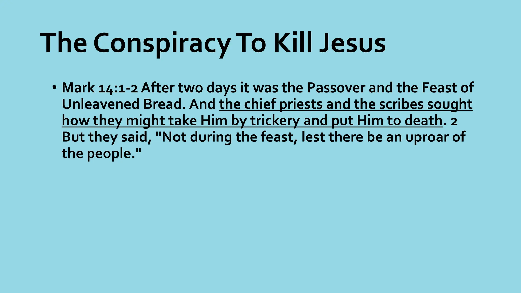 The Trial of Jesus Christ in the Gospels | PPTX